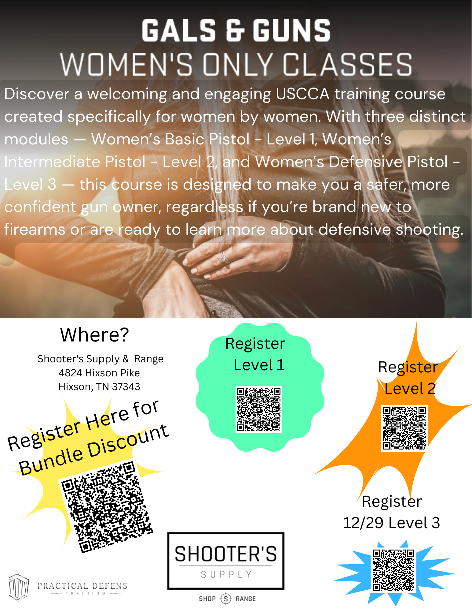 Upcoming Shooting Events & Classes at Shooter's Supply